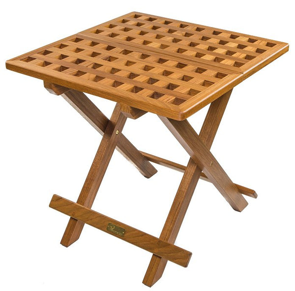 Luxury Teak Collection Hatch Grate Small Folding Table - Motor Coach ...
